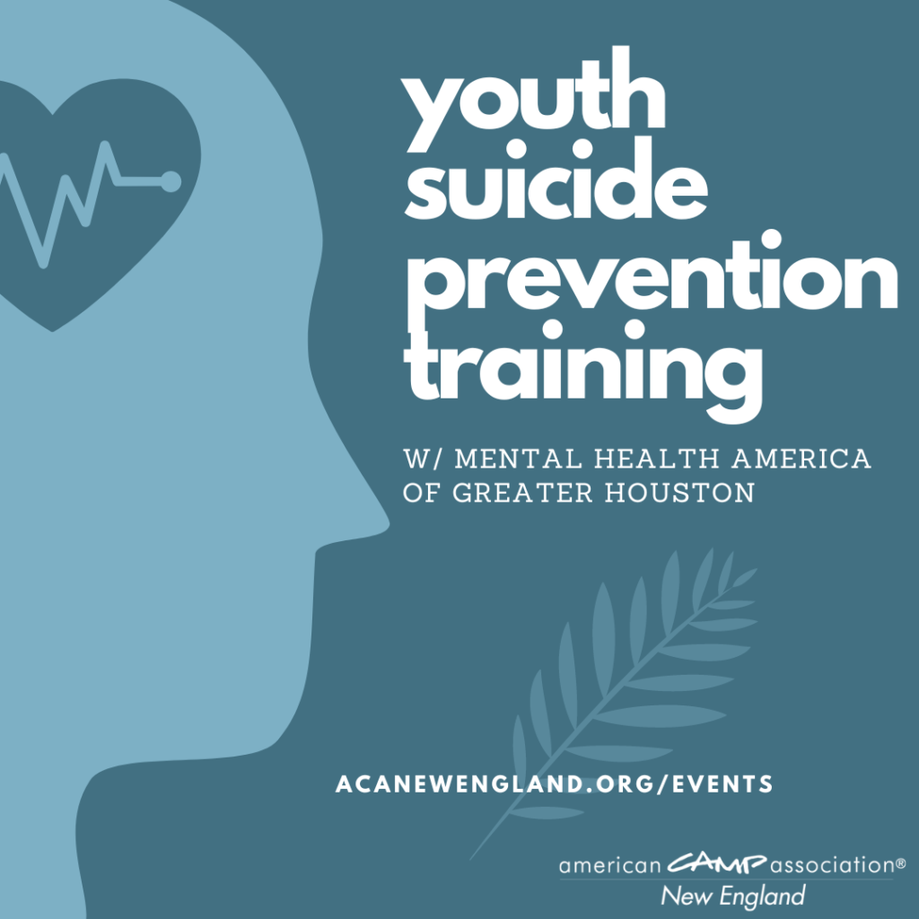 Youth Suicide Prevention Training | American Camp Association New England
