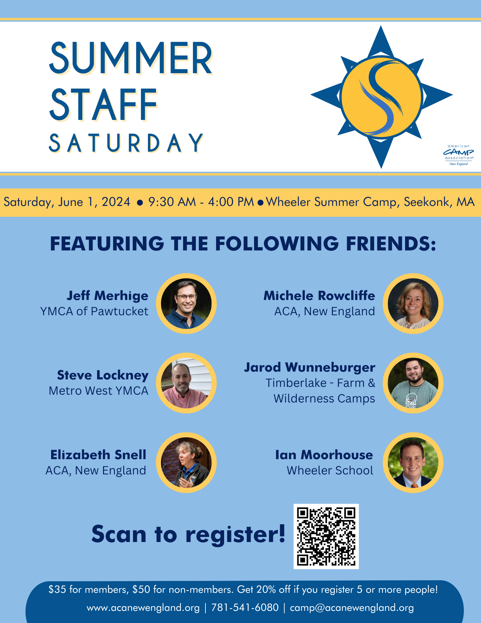 Summer Staff Saturday | American Camp Association New England